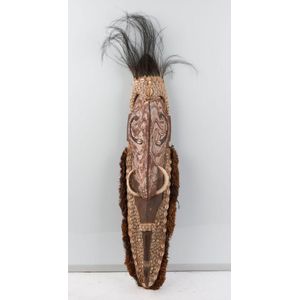 Papua New Guinea Ancestral Spirit Mask - New Guinean - Tribal