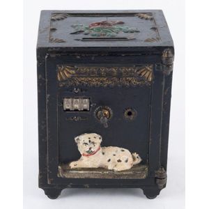 Early 20th century money box or money safe - price guide and values