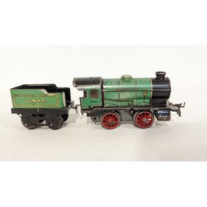 Hornby O Gauge M1 Green Locomotive and Tender Train - Clockwork - Toys ...