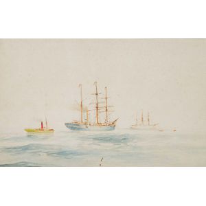 1910 Watercolour by Herbert R Cole - Watercolours, Other Works on Paper ...