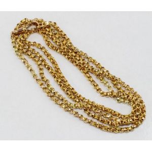9ct Gold Long Chain with Parrot Clasp - 90cm - Necklace/Chain - Jewellery