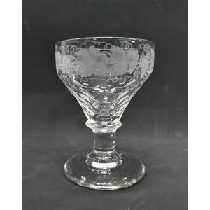 English Georgian glass rummer - price guide and values