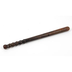 19th Century Timber Truncheon: Antique Turned Wood Police Baton ...
