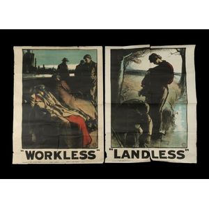 Labour Party Political Posters: Support Victory, Workless, Landless ...