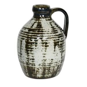 Don Thornley Variegated Grey/Brown Flagon with Strap Handle - New ...