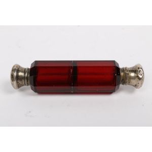 Ruby glass perfume and scent bottle - price guide and values