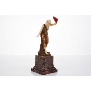 Grecian Maiden with Torch by Ferdinand Preiss - Figures/Groups ...