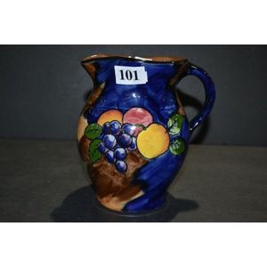 H & K Tunstall hand painted 'Autumn' pattern jug - Tunstall - Ceramics
