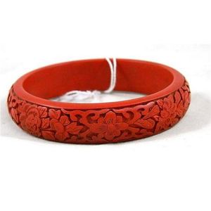 Cinnabar Lacquer Bangle - Bracelets/Bangles - Jewellery