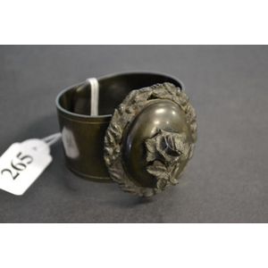 Victorian Mourning Locket Bangle - Bracelets/Bangles - Jewellery