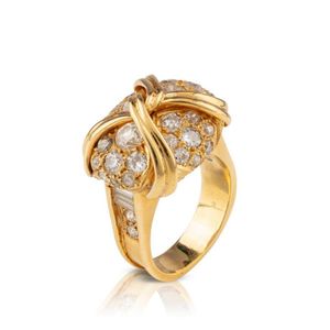 Bombe Diamond Cocktail Ring with 2.50ct Total Weight - Rings - Jewellery