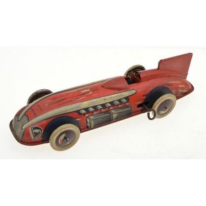 Streamlined Clockwork Race Car with Key, c.1930's - Clockwork - Toys ...