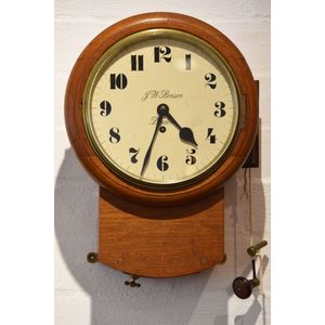 Early 20th Century J.W. Benson London Wall Pendulum Clock - Clocks - Wall - Horology (Clocks ...
