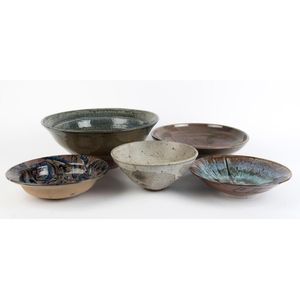 Assorted Australian Studio Pottery Bowls, Including Chester Nealie ...