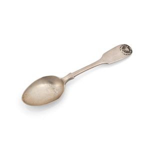 Colonial Australian silver spoon with shell pattern handle, 1830 ...