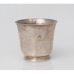 18th Century Channel Islands Silver Wine Beaker by Jean Henry - Mugs ...