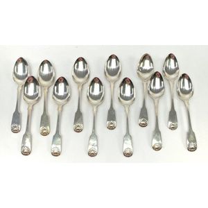Antique sterling silver spoons - price guide and values
