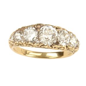 London Bridge Five Stone Diamond Ring - 2.46cts - Rings - Jewellery