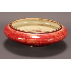 Sang de Boeuf Porcelain Float Bowl with Red Glaze - Ceramics - Chinese ...