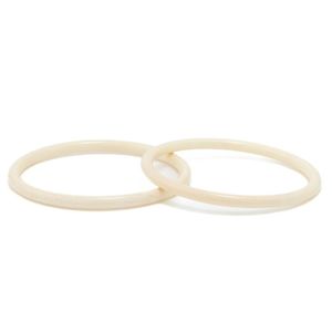 Vintage ivory bangles set, 4.75 full round, 13.77g each - Bracelets ...