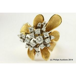 Abstract Diamond Cluster Ring - Rings - Jewellery