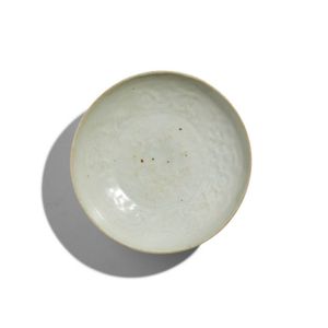 Yuan Dynasty Moulded 'Shufu' Dish with Floral Decoration - Asian ...