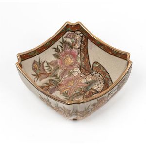 Japanese Ceramic Square Bowl, 20th Century - Ceramics - Japanese - Oriental