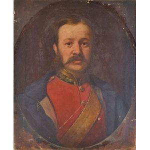Portrait of Captain George Cleghorn by John Barclay - Oil Paintings and ...