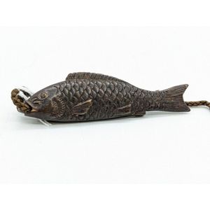 Meiji Fish Netsuke - Bronze - Oriental