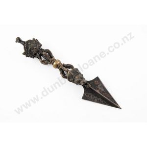 18th Century Tibetan Phurba Ritual Dagger with Hayagriva Deity Mask ...
