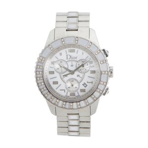 Dior Enamel Diamond Chronograph Wristwatch - Watches - Wrist - Horology ...