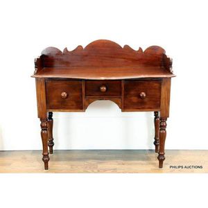 Late Victorian Cedar Wash Stand with Turned Legs - Washstands - Furniture