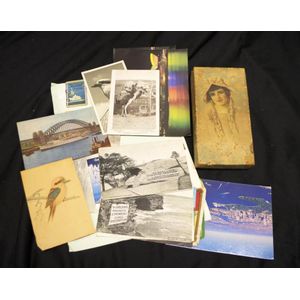 Australian themed postcards - price guide and values