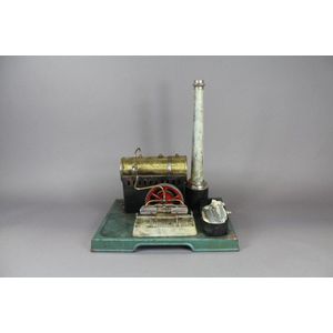 French Vintage Steam Engine: 40x35x27 cm - Steam and Scratch Built ...