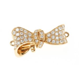 18ct Gold and Diamond Bow Necklace Clasp by Germani - Necklace/Chain ...
