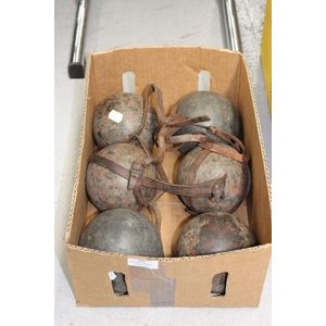 Vintage sets of bocce balls - price guide and values