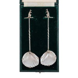 Sterling Silver Kangaroo Spoon Set in Fitted Box - Flatware/Cutlery and ...