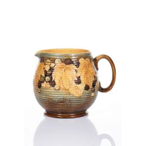 Moorcroft Salt-Glaze Pitcher, 'Leaf and Berry' Pattern - Moorcroft ...