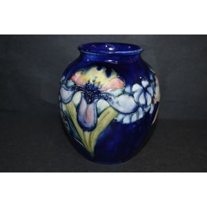Signed Moorcroft Vase: Iris Design - Moorcroft - Ceramics
