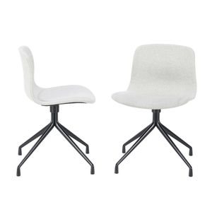 Pair of Hay AAC11 side chairs, grey textile upholstery, Denmark ...