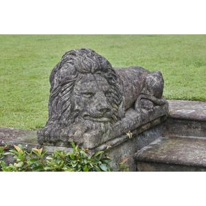 Victorian Recumbent Lion Pair - Decorative - Garden Statuary ...