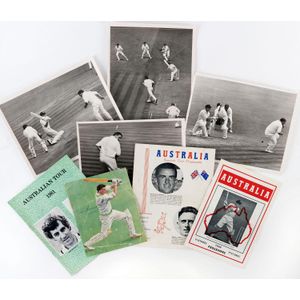 Cricket memorabilia - Australian team photographs - price guide and values