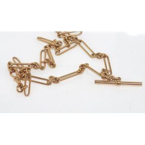 9ct Rose Gold Fob Chain - 30g, 46cm Long - Necklace/Chain - Jewellery