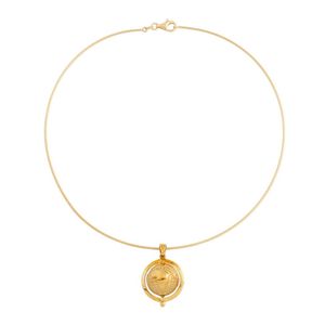 Le Monde 18ct Gold Diamond Globe Pendant Necklace - Necklace/Chain ...