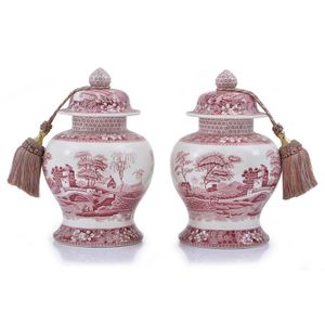 Copeland Spode (England), Pink Tower pattern - price guide and values