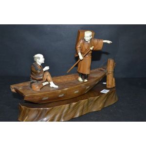 Carved Chinese ivory boats - price guide and values