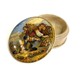 19th century Pratt Ware (F. & R. Pratt & Co.,) (England) pot lids ...