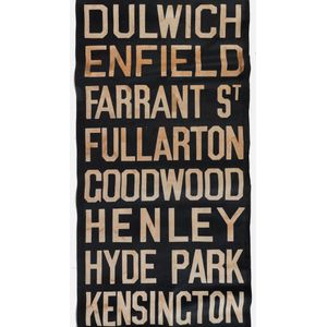 Vintage Adelaide Bus Destination Roll - Transport - Railways and ...