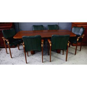Coconut Wood 7-Piece Dining Set - Tables - Dining & Other Large - Furniture