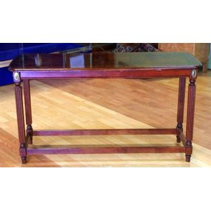 French Reeded Leg Hall Table - Tables - Console and Hall - Furniture